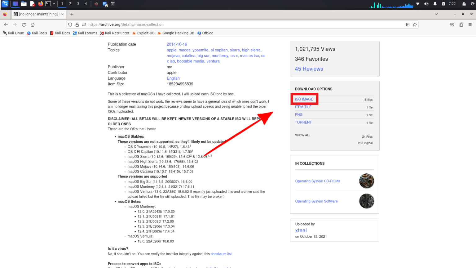 Створення та налаштування віртуальної машини VirtualBox на Kali Linux завдяки ISO-образу MacOS ...
