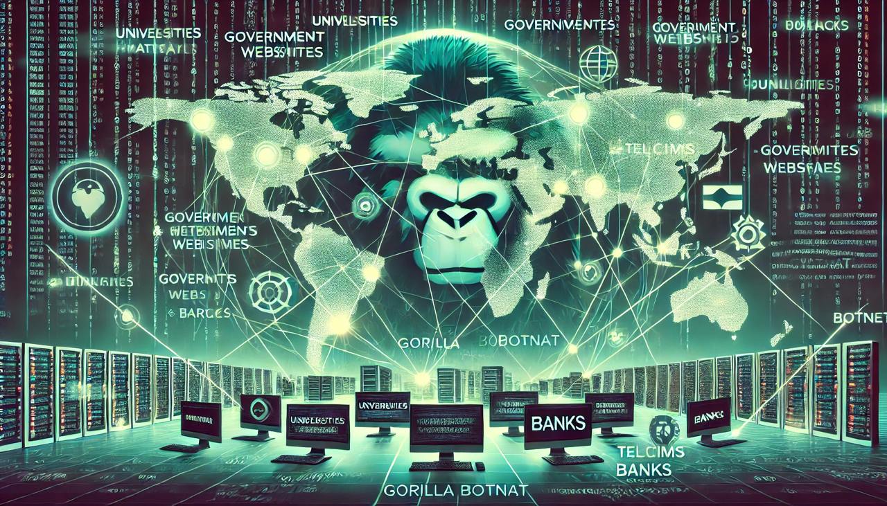 The Gorilla botnet attacked more than 100 countries, launching 300,000 ...