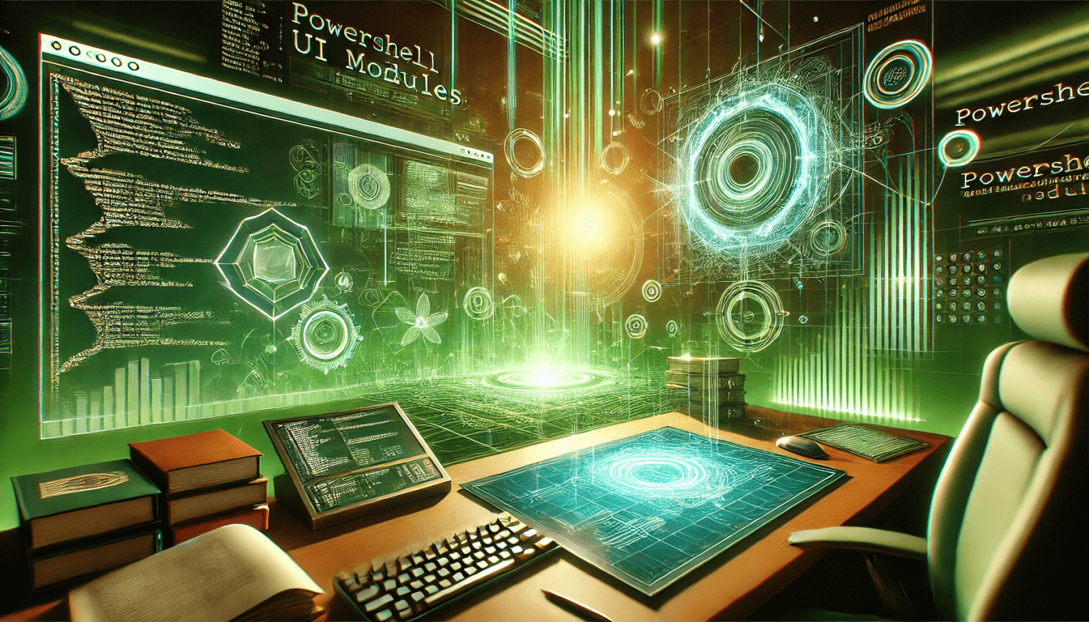 PowerShell UI modules for working with scripts and graphics - HackYourMom