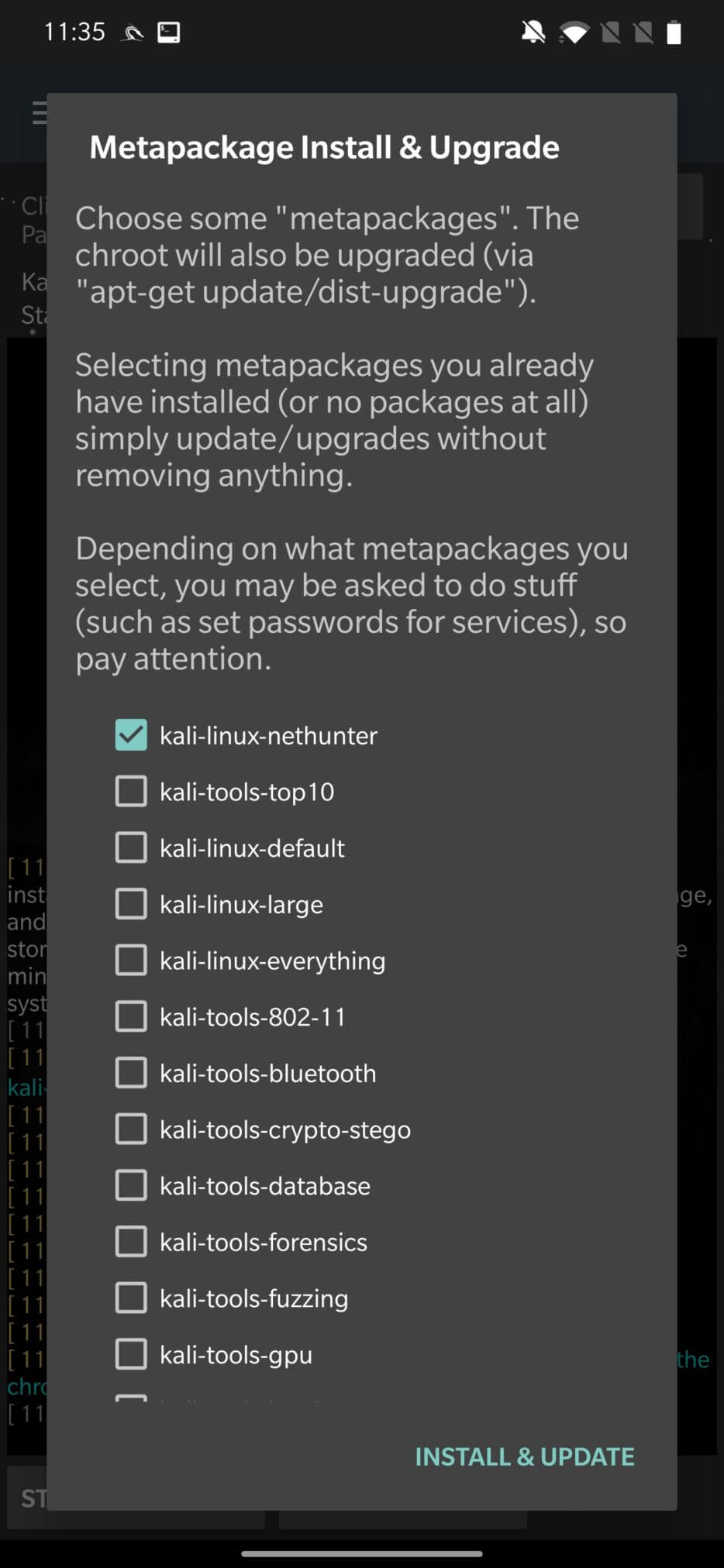 Part 5. NetHunter System Overview: Interfaces, Features, and Post ...