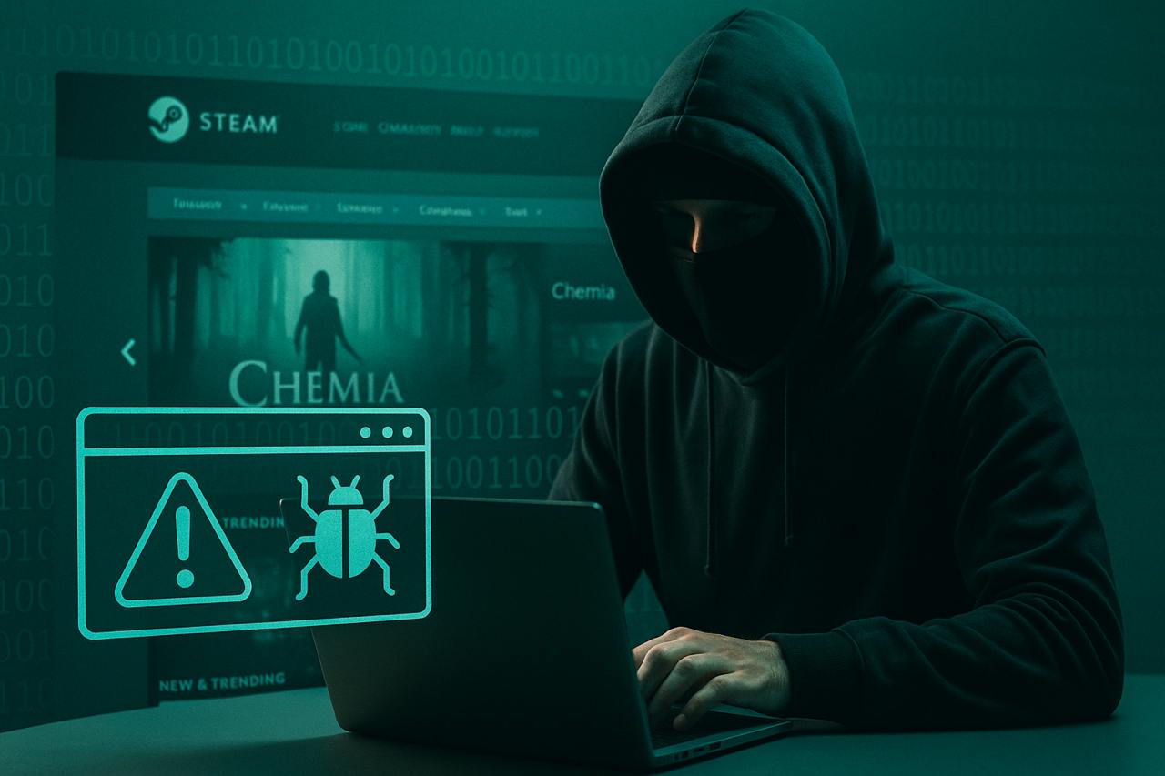 Hacker sewed infostyler into Chemia game on Steam - HackYourMom