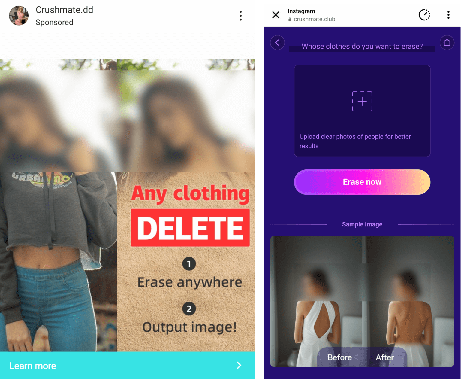 Crushmate: How Meta exposed a network of deepfake apps for undressing women - HackYourMom
