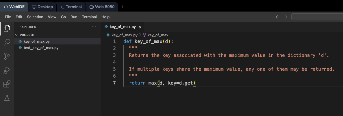How to find the key with the highest value in a Python dictionary - HackYourMom