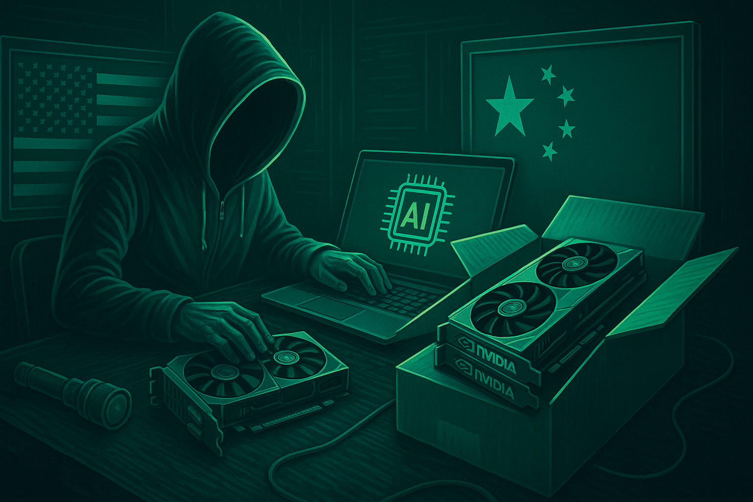 У США викрили схему з незаконного експорту «топових» Nvidia AI-чипів до Китаю: чотирьом загрожує ...